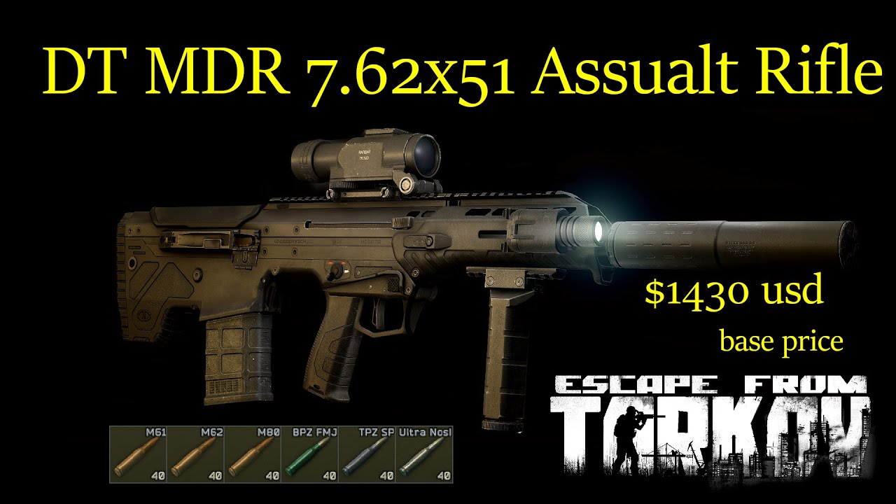 Checking out DT MDR 308 on Stream. Sick gun, piles of bodies and loot ...