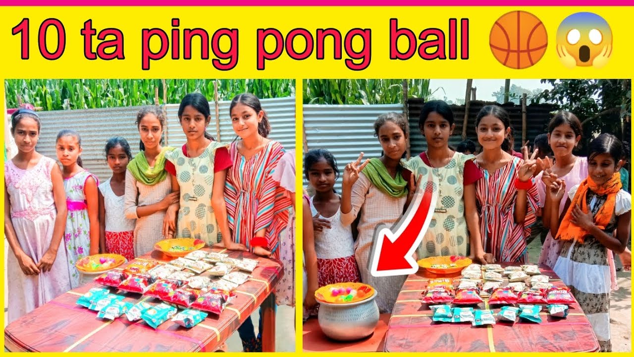 Water and ping pong ♒ ball ll ping pong ball games ll water ping pong game #mn_food_challenge ️ ...