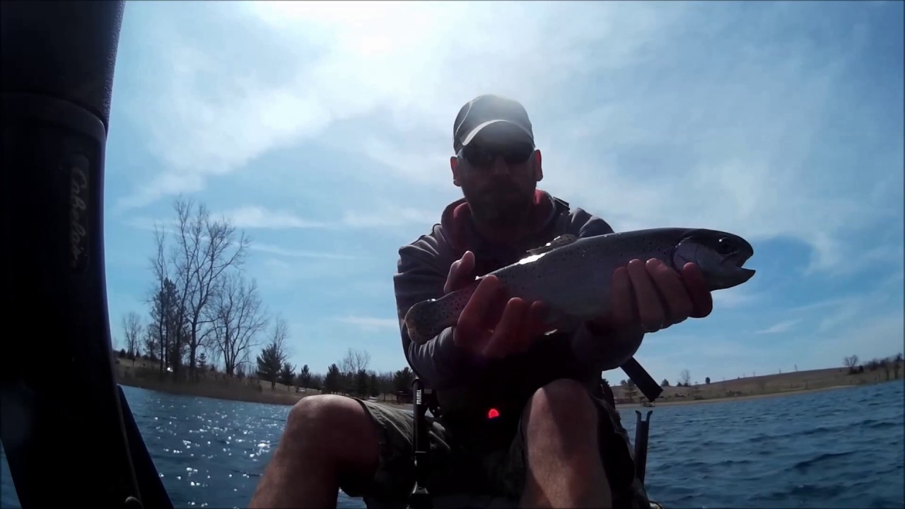 Trout underwater strikes - YouTube