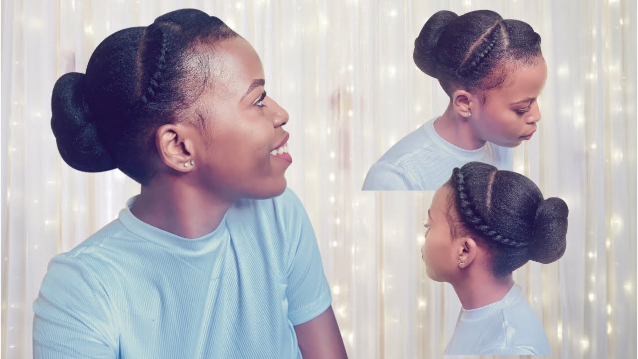 ELEGANT AND STUNNING 😍 | NATURAL HAIR STYLE | SHIVAN KAY - YouTube