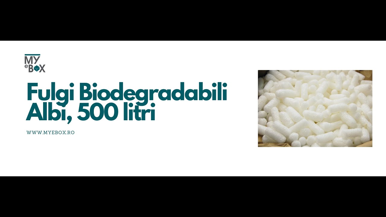 Fulgi Biodegradabili Albi, 500 litri - MyEbox - YouTube
