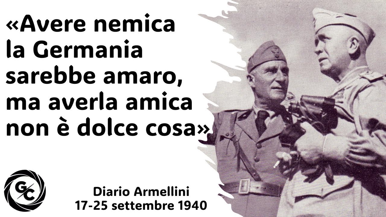 «Avere nemica la Germania sarebbe amaro, ma averla amica non è dolce ...