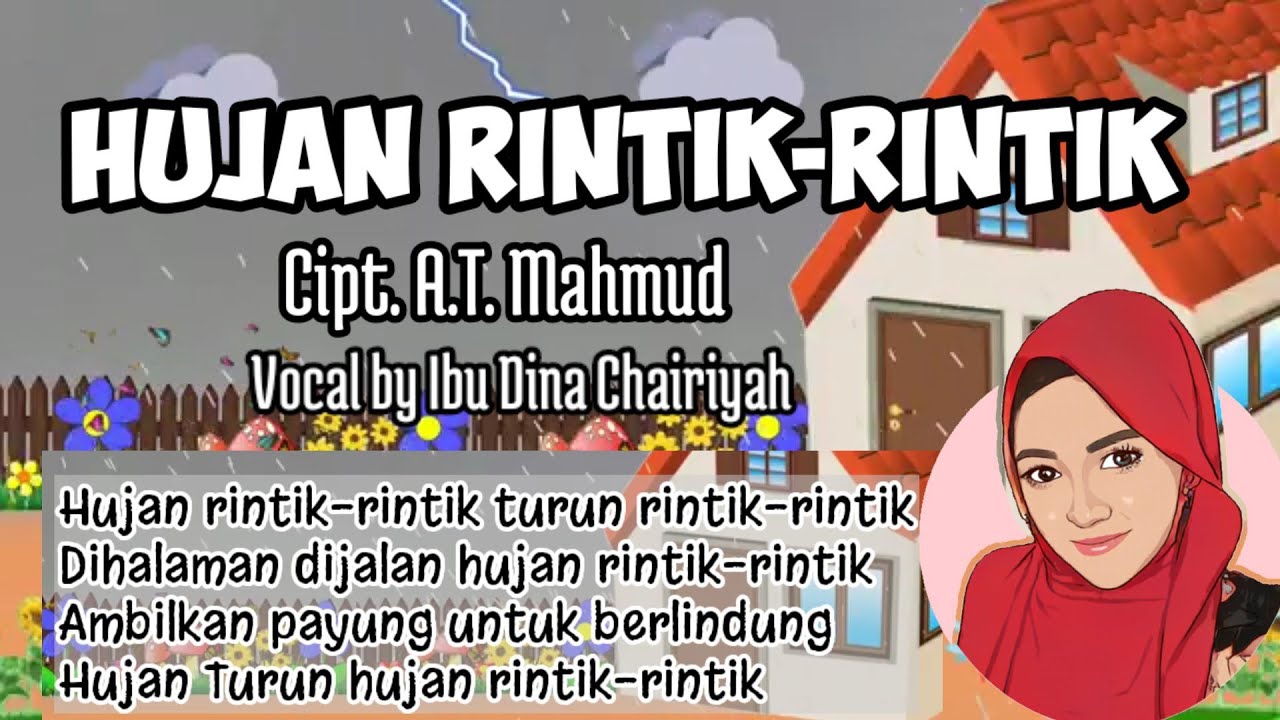 Hujan Rintik-rintik / Lagu Pembelajaran Kelas 1 Tema 5 Subtema 4 - YouTube