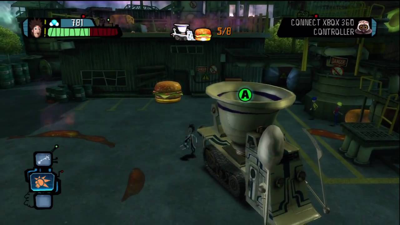 Cloudy With a Chance of Meatballs - Xbox 360 "Burger Tossing" - YouTube