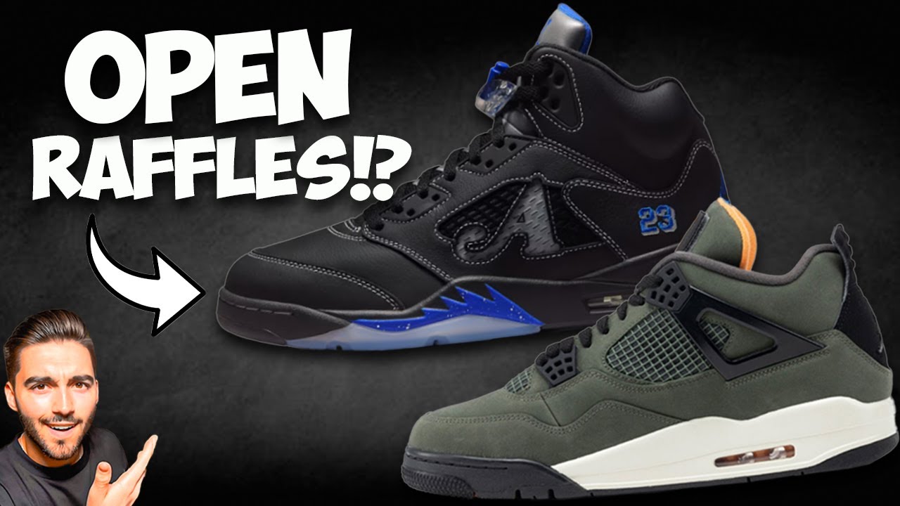 RAFFLES OPENING?! AWAKE NEW YORK JORDAN 5s ARE LIMITIED & UNDEFEATED ...