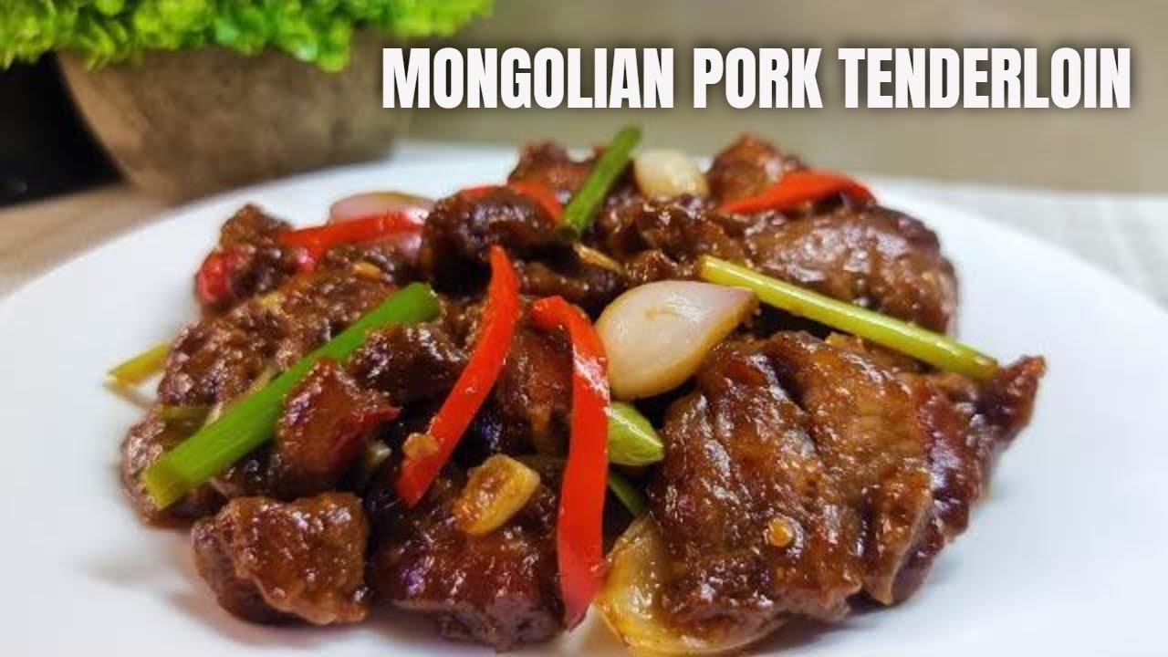 Cook this at home way better | Pork Recipe | Mongolian Pork Tenderloin ...