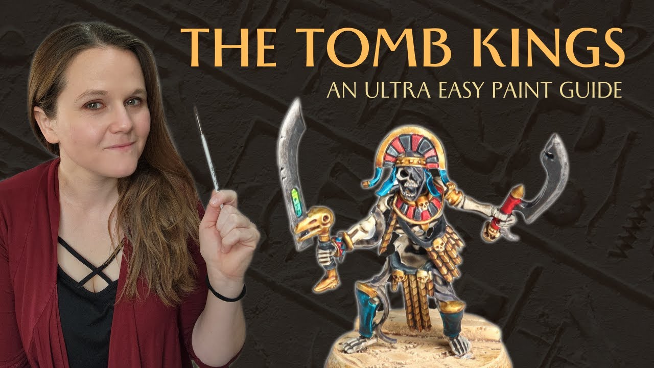 Painting Tomb Kings: Ultra Easy Guide - YouTube