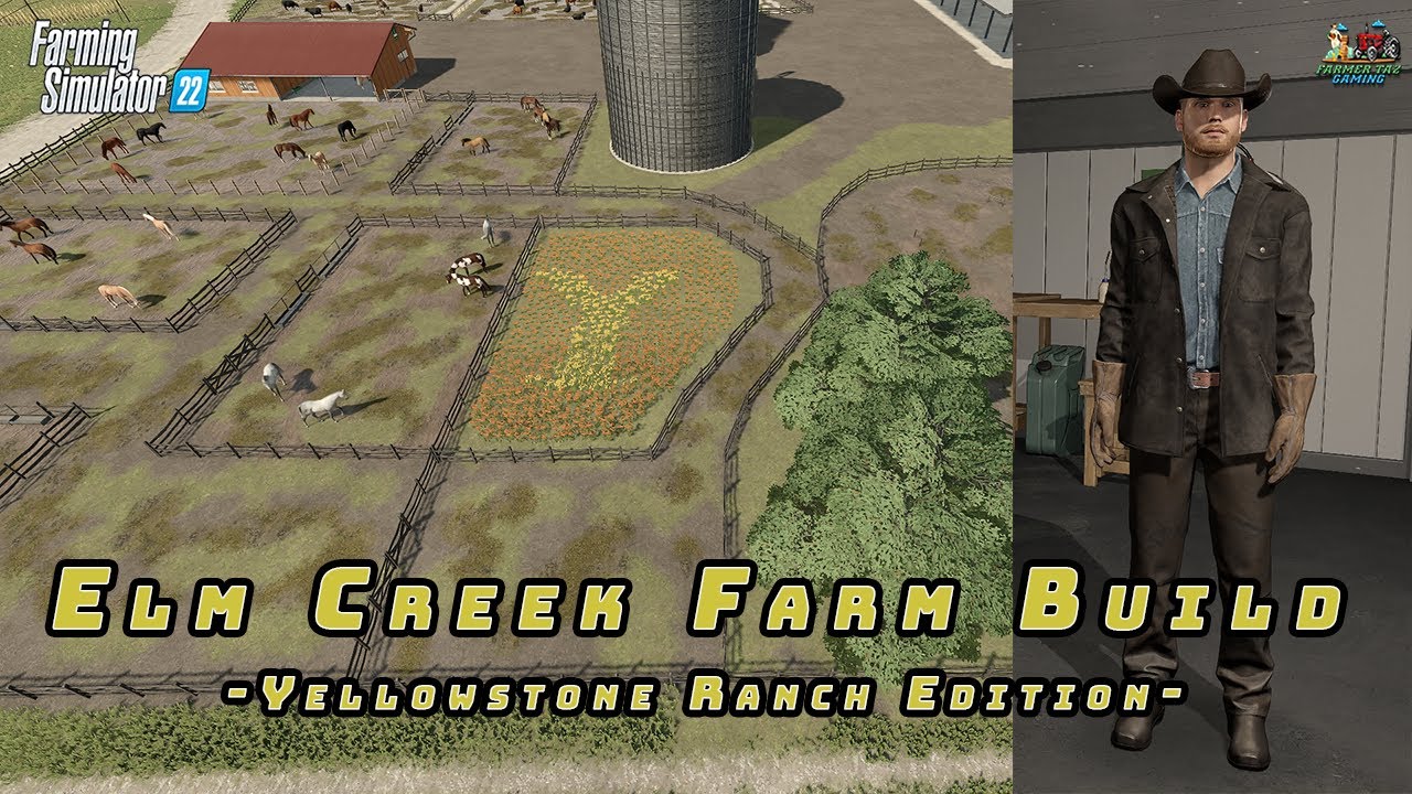 Bringing Yellowstone Ranch to Elm Creek | Farm Build | Farming ...