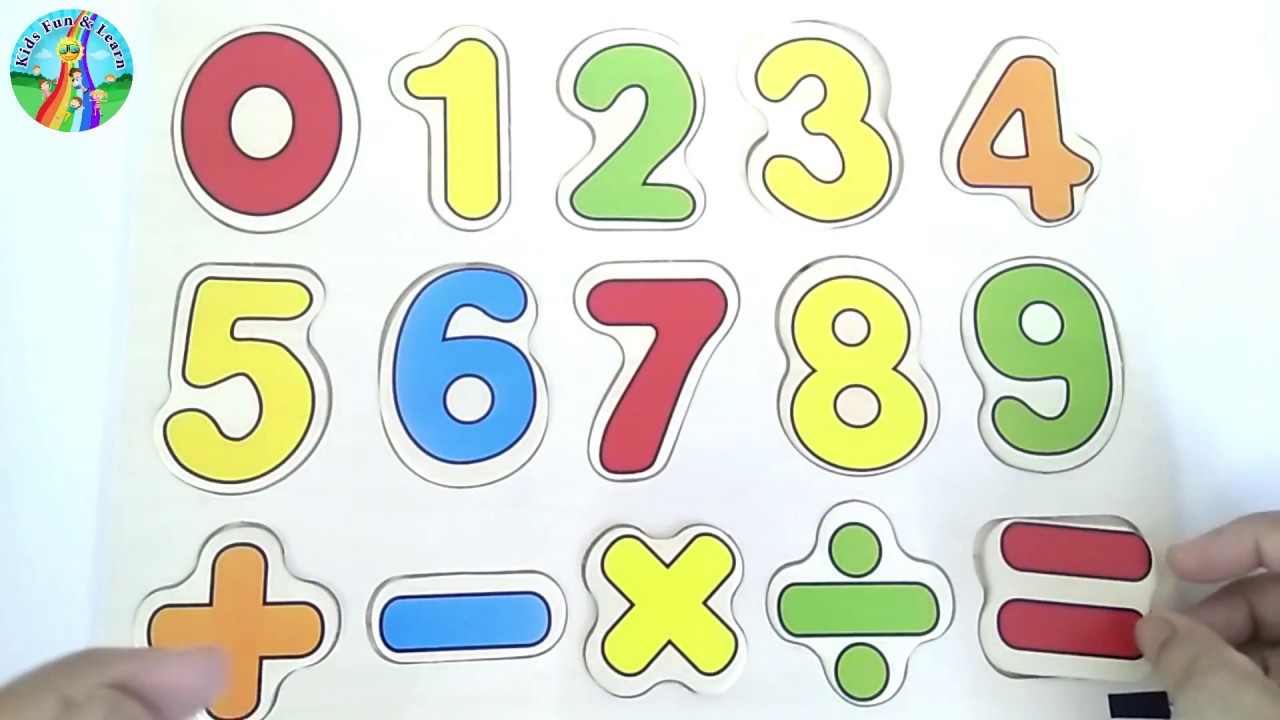 Learning Numbers for Kids Toddlers, Count 123, | learn numbers puzzle ...