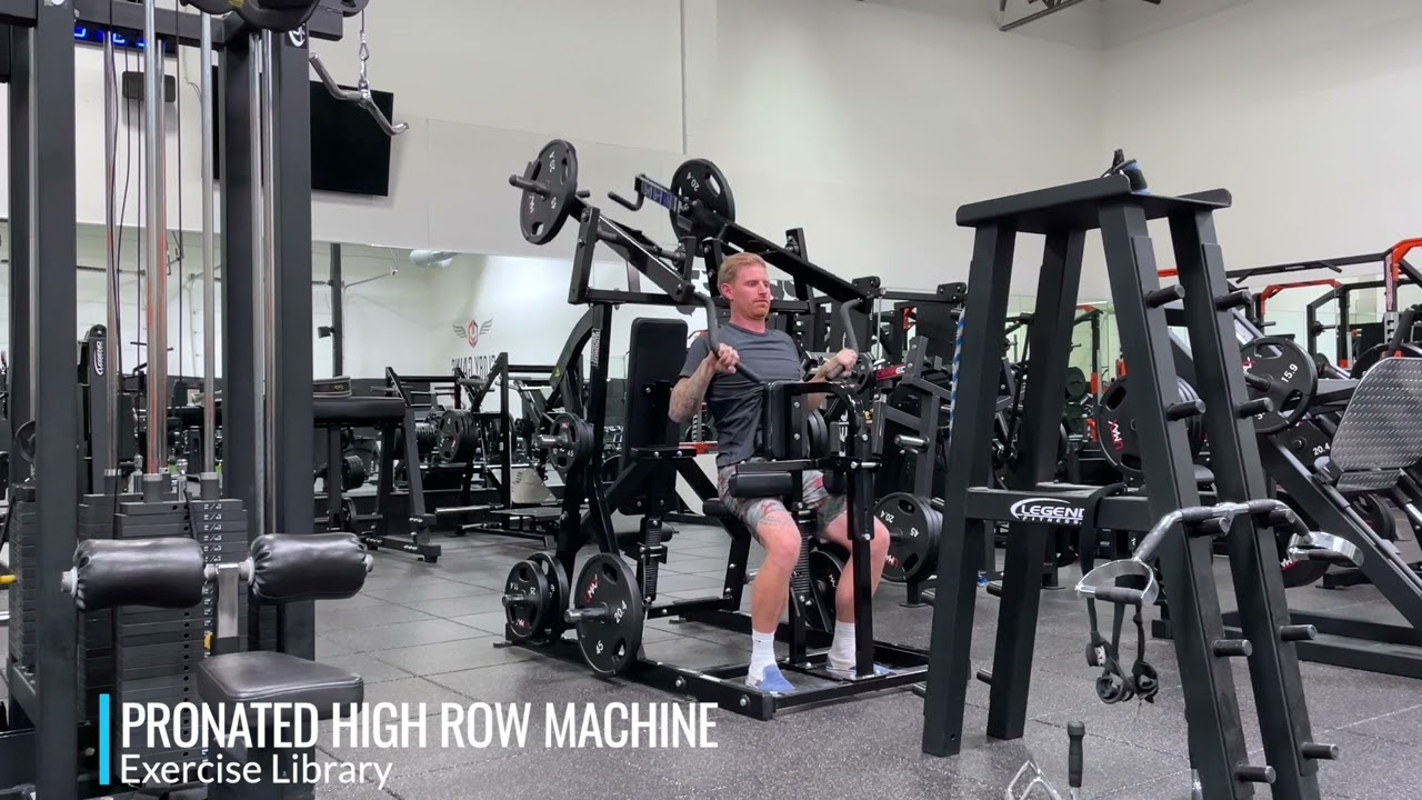 Pronated High Row Machine - YouTube