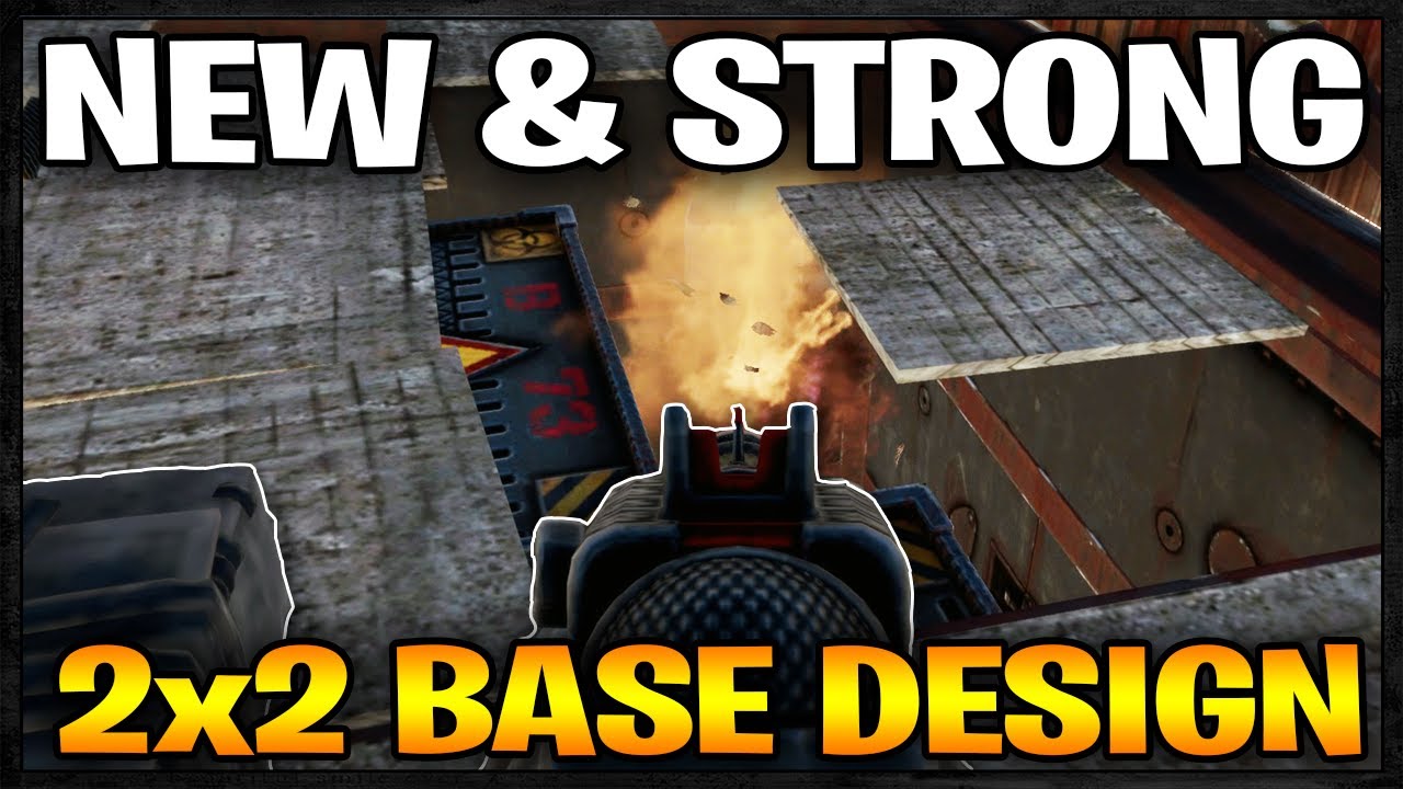 SOLO Raiding STRONG & NEW 2x2 Base Design | Rust - YouTube