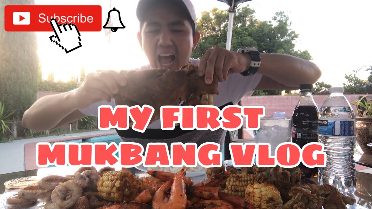 MY FIRST MUKBANG VLOG(JA Pinoy USA) - YouTube