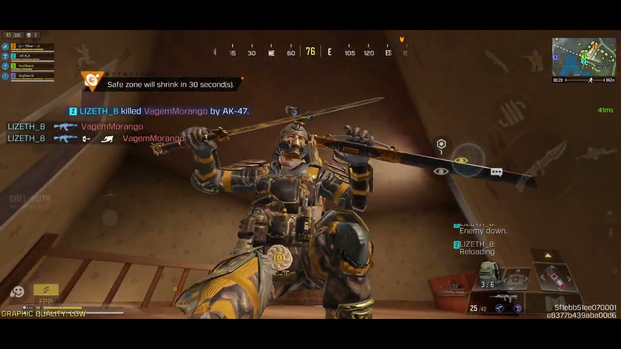 Third Person Darkheart Sword CODM Langquan Sword - YouTube