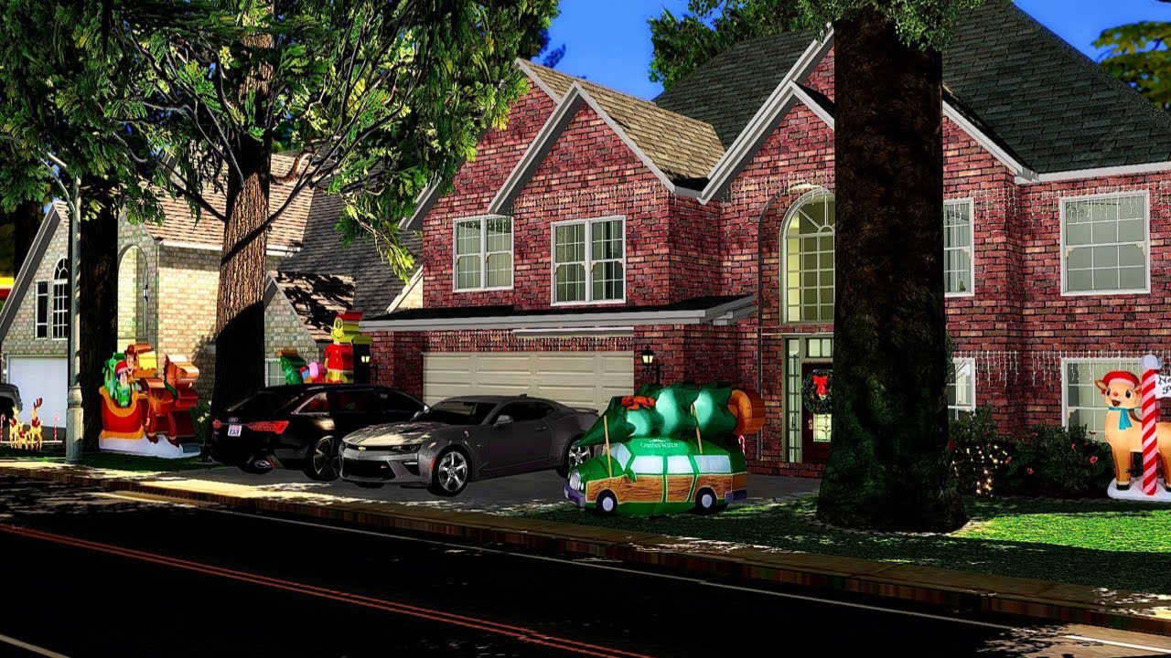 REALISTIC SUBURBAN NEIGHBORHOOD 2 in The Sims 4 - YouTube
