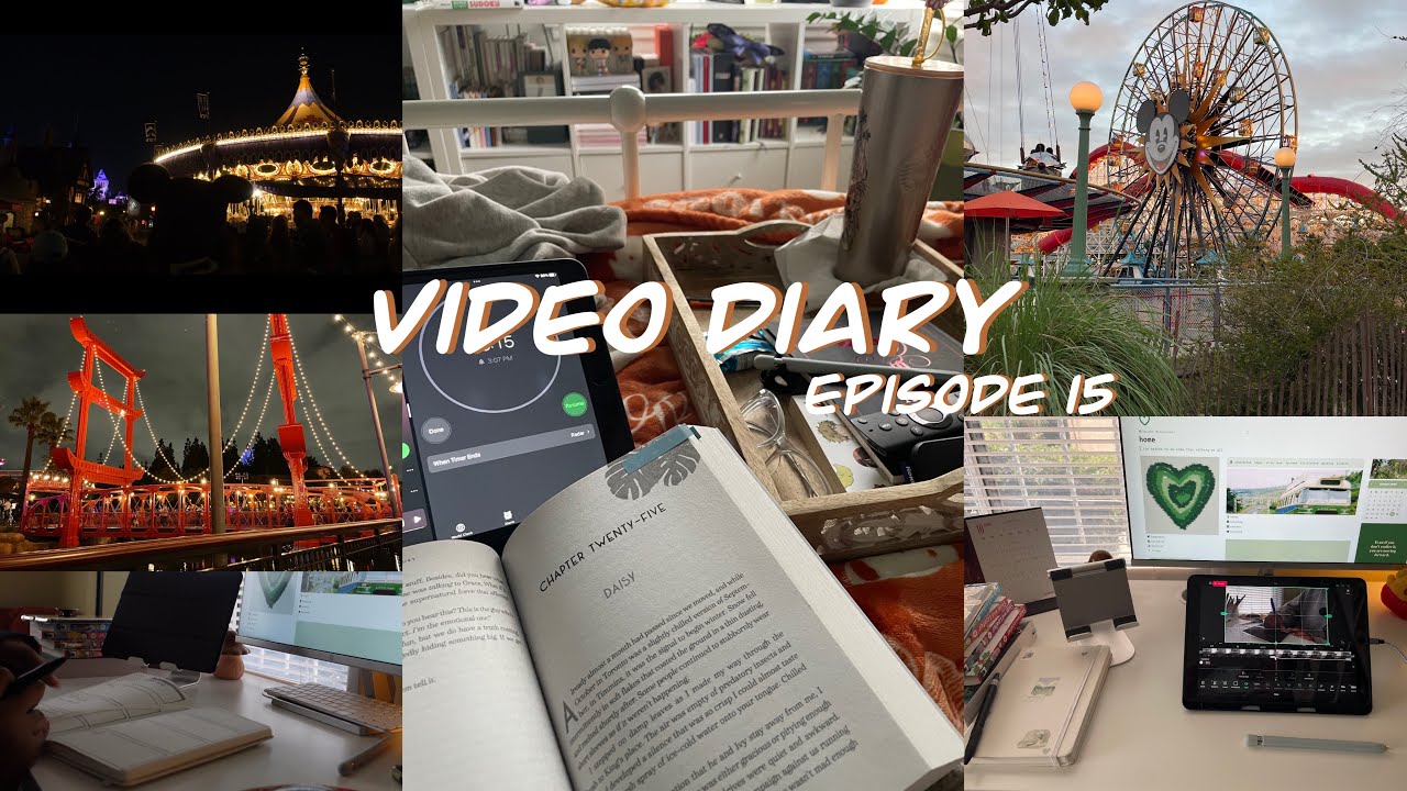 video diary ep.15 | Oogie Boogie Bash, reading, Disneyland, & more 🦇 - YouTube