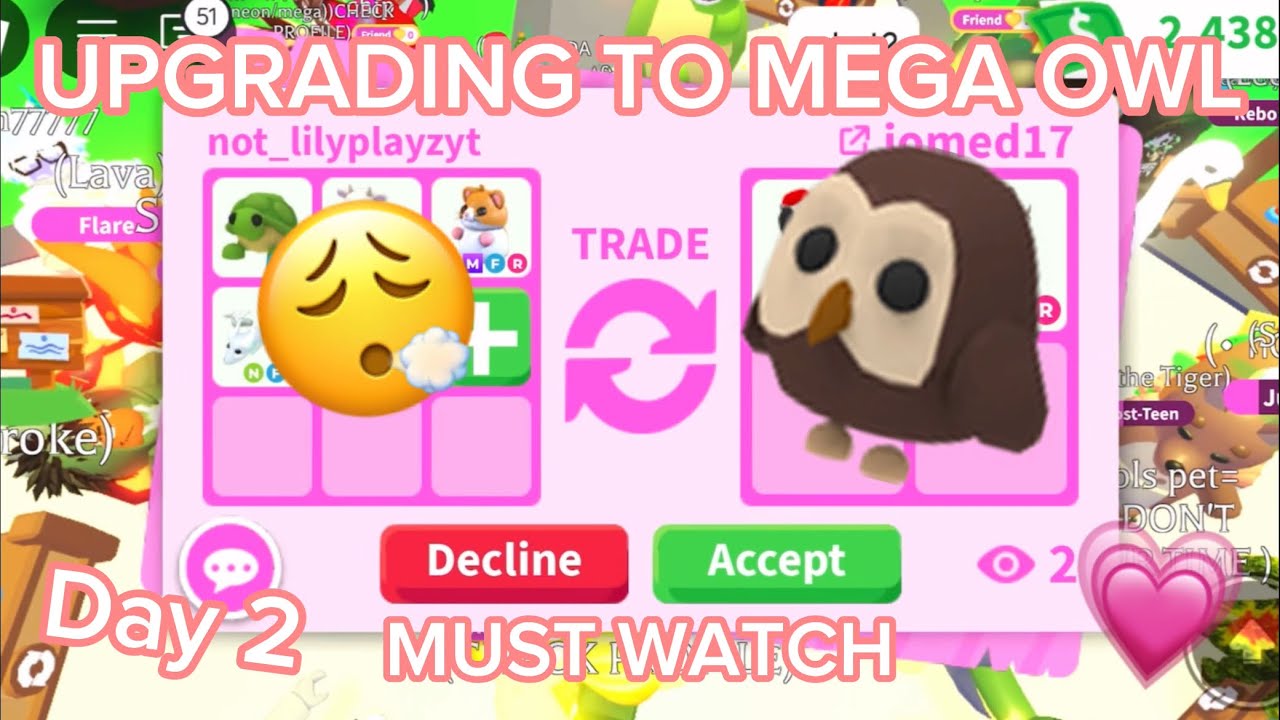 💗Upgrading My INVENTORY to a MEGA OWL!💗 Growing My Inventory! Adopt Me ...