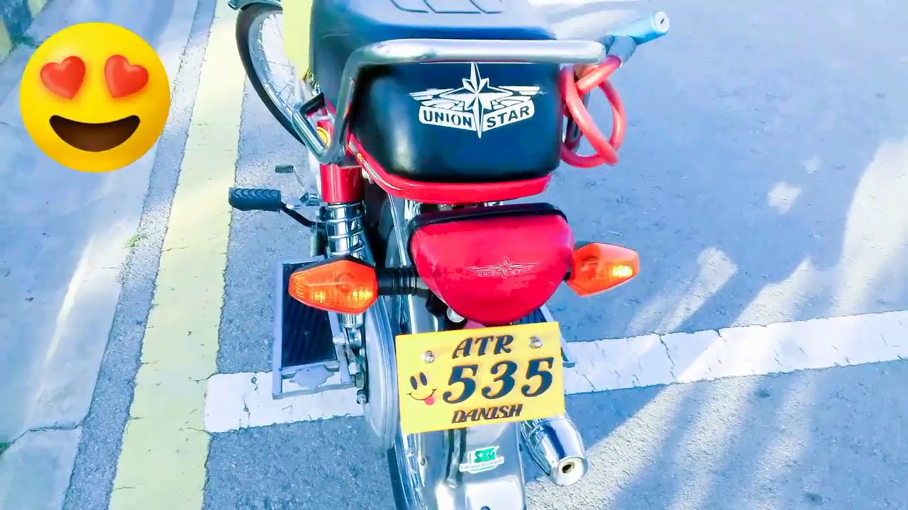 UNION STAR NEW MODEL 2017 70 cc modified Toseef Anjum - YouTube