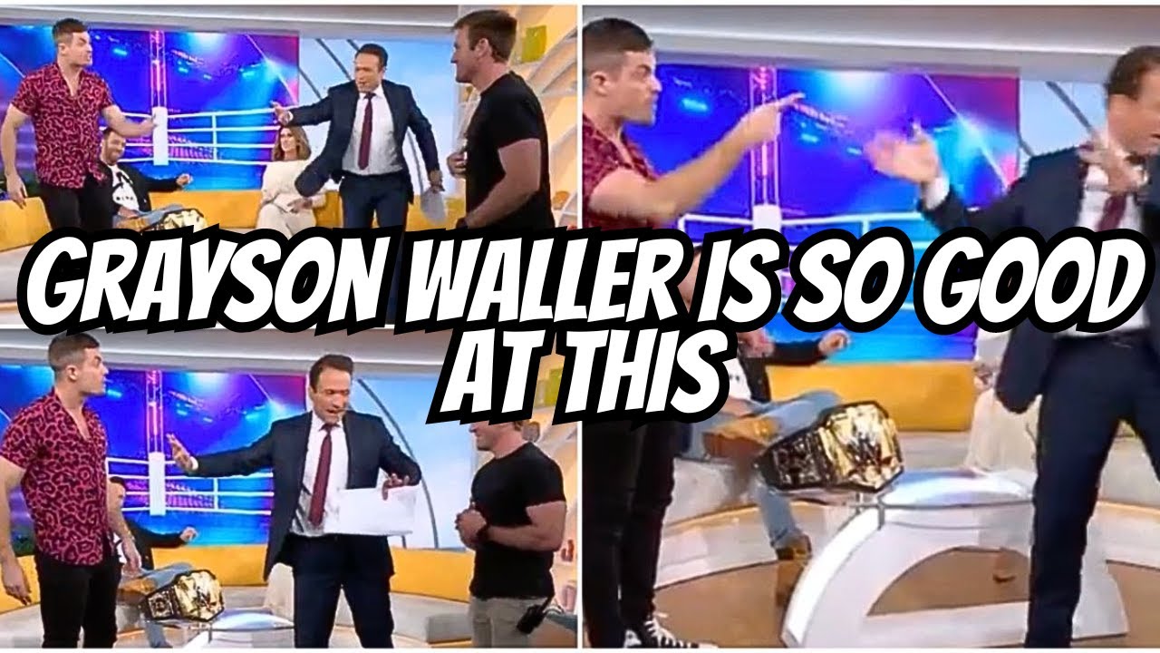 Grayson Waller proves again how GOOD HE IS at staying in character 100% ...