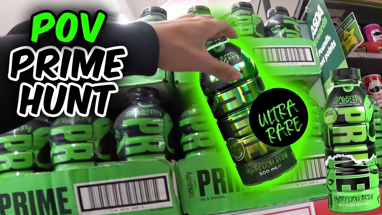 POV PRIME HUNT | FINDING ULTRA RARE GLOWBERRY PRIME HYDRATION IN ...