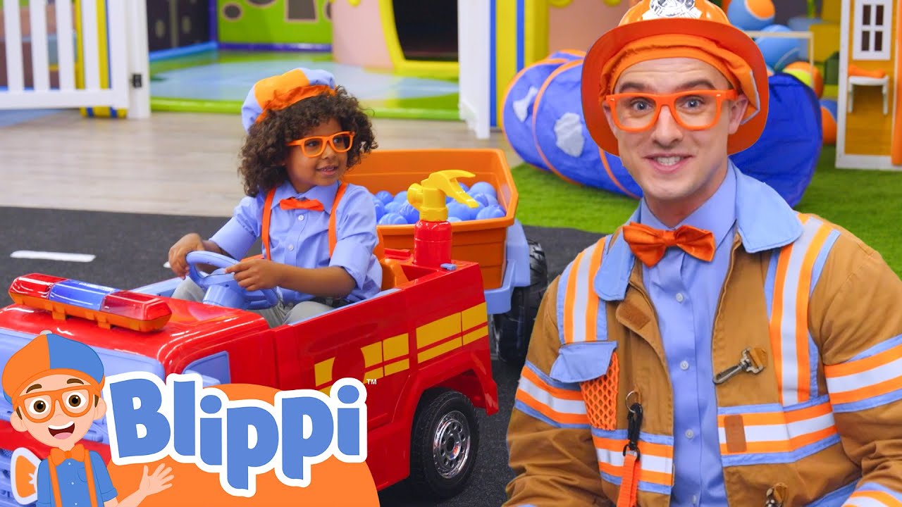 Fire Truck Fun and Dino Rescues with Blippi! | NEW EPISODE ...