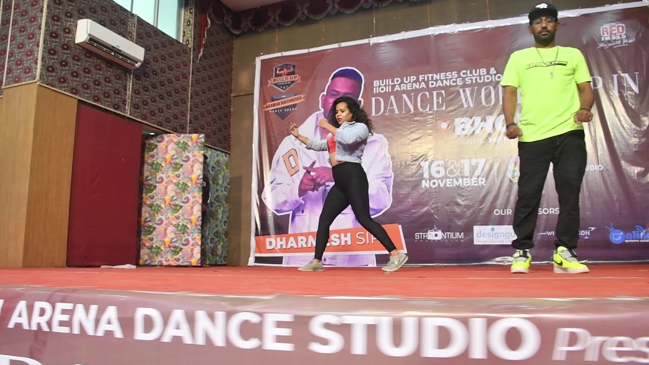 Dharmesh (d) live in Bhopal /dance workshop / must watch - YouTube