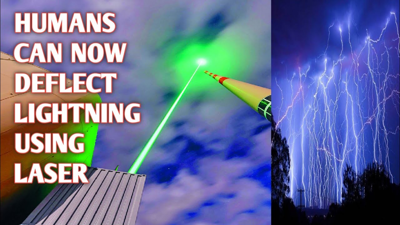 How Scientists use laser beam to divert lightning strikes. - YouTube