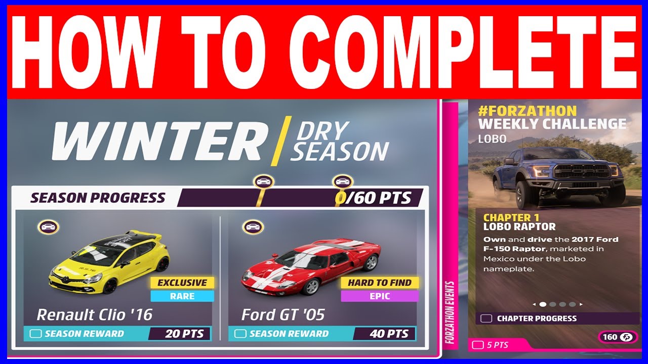 Forza Horizon 5 Winter Season Festival Playlist - How to Complete ...