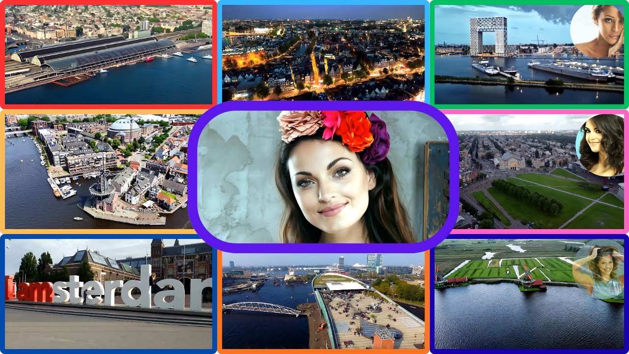 The best aerial views of Amsterdam (Netherlands) in 4K! - YouTube