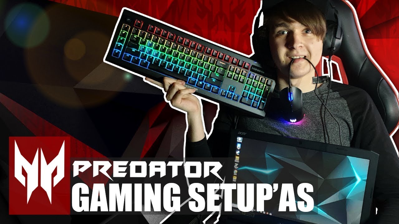 PREDATORIAUS GAMING SETUP'AS! - YouTube