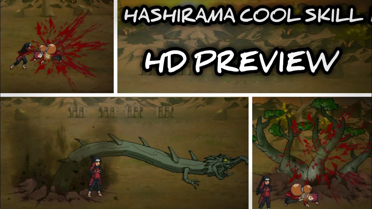 NARUTO SENKI - Sprite Hashirama Skill 1 HD Preview By RPS - YouTube