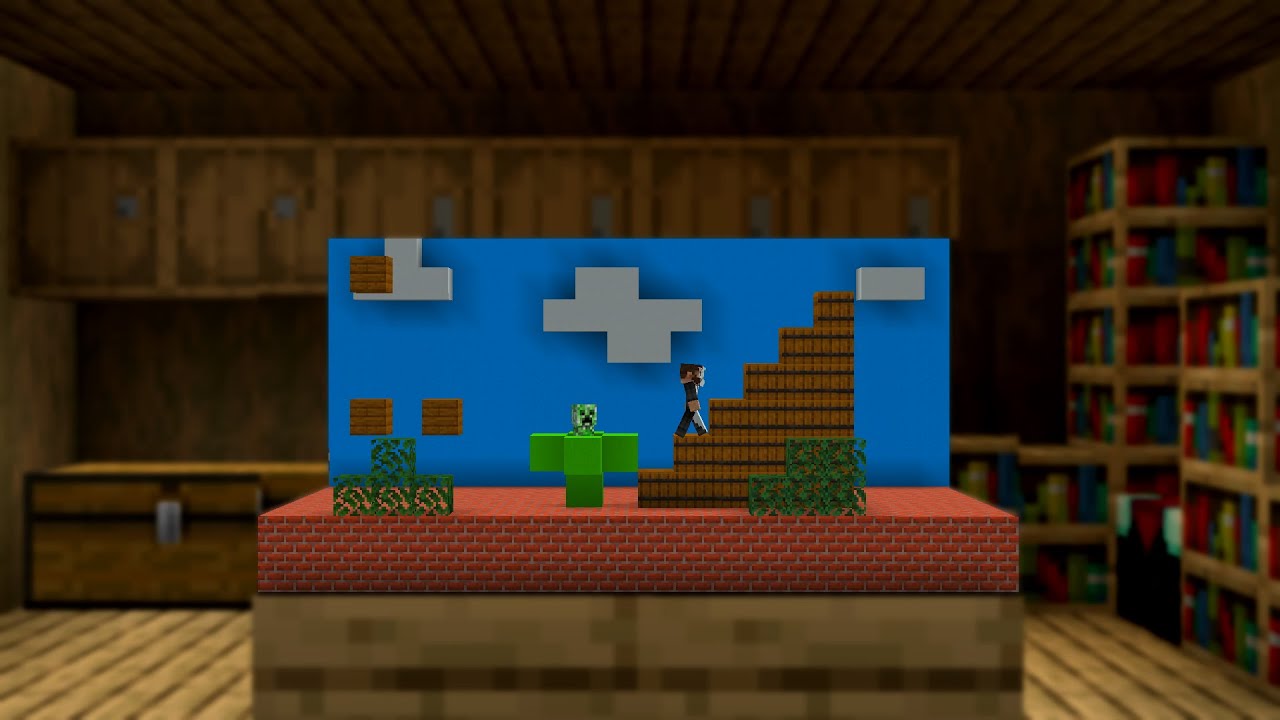 I Built Super Mario in Non-Euclidean Minecraft - YouTube