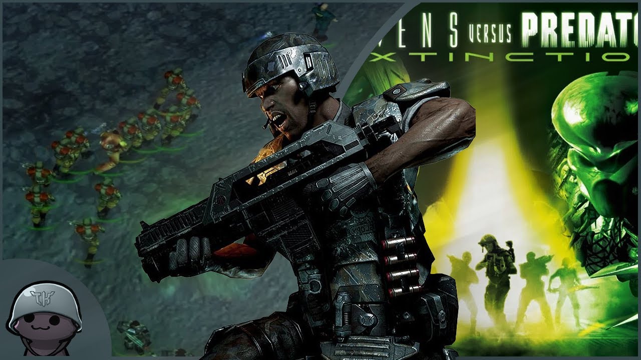 Alien vs Predator Extinction Marine Playthrough w/ All Bonus Objectives ...