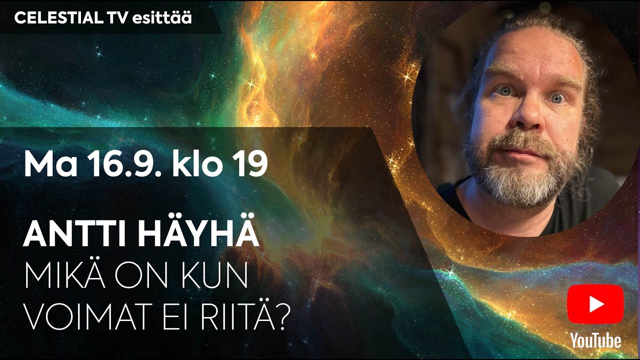Celestial TV esittää: Antti Häyhä: Mikä on kun ei voimat riitä? - YouTube
