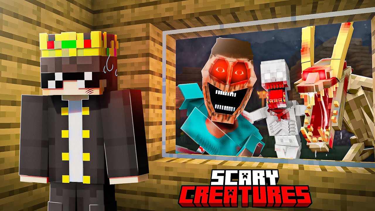 We Survived Most TERRIFYING CREATURE In Minecraft - YouTube