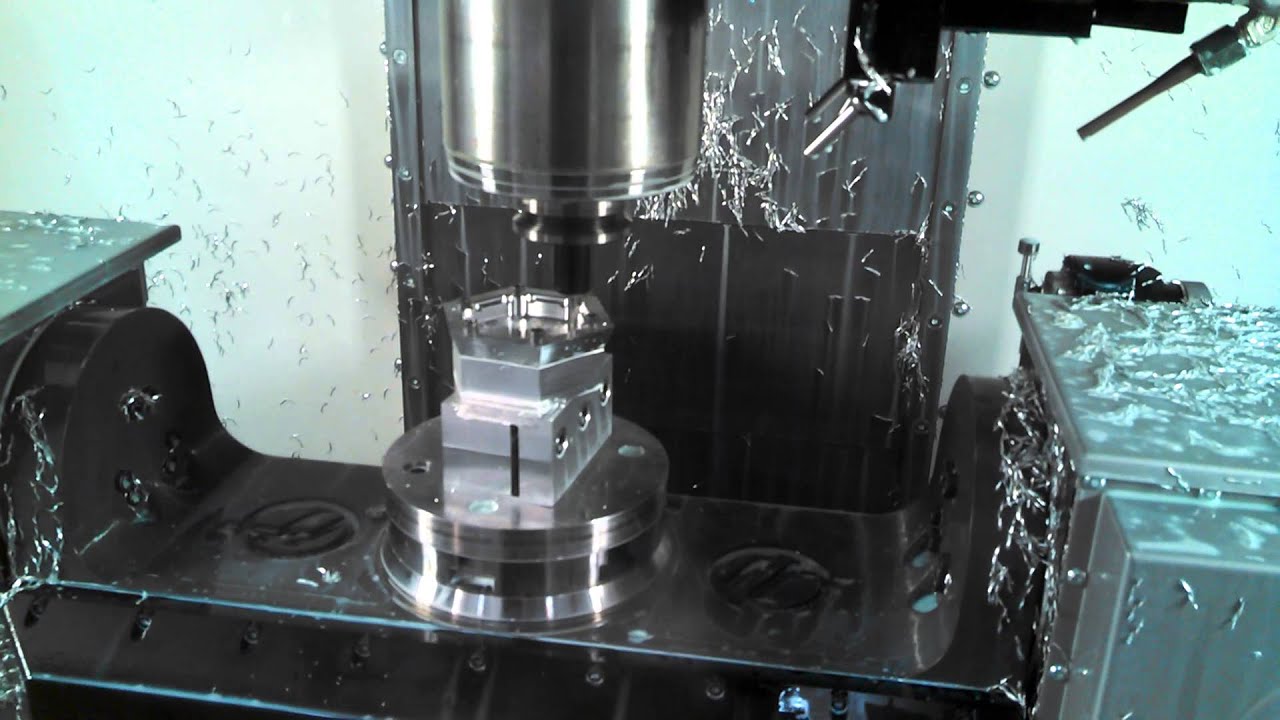 5 axis swarf mill - YouTube