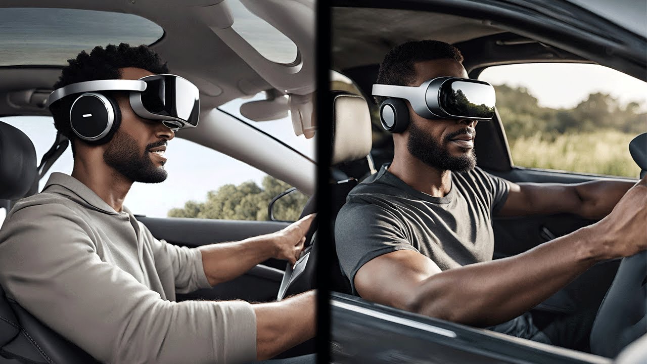 Driving With Apple Vision Pro - A Look Into Augmented Reality - YouTube