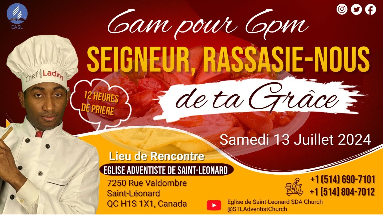 6am Priere du Matin | Spiritual Breakfast | Dr. Brian Ladiny - Canada ...