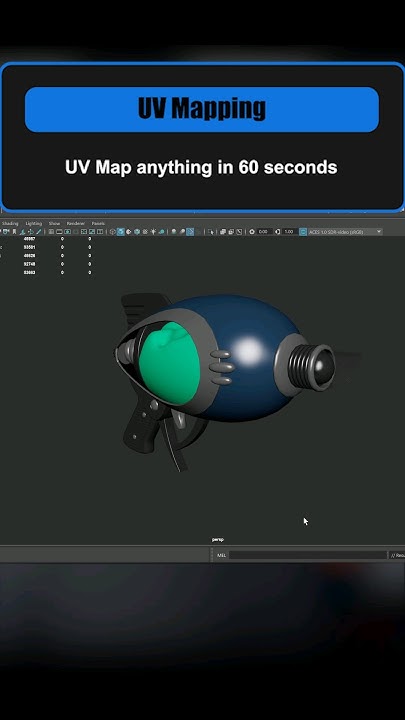 UV Map Anything in 60 Seconds with Maya #3dmodeling #autodeskmaya #3dart - YouTube