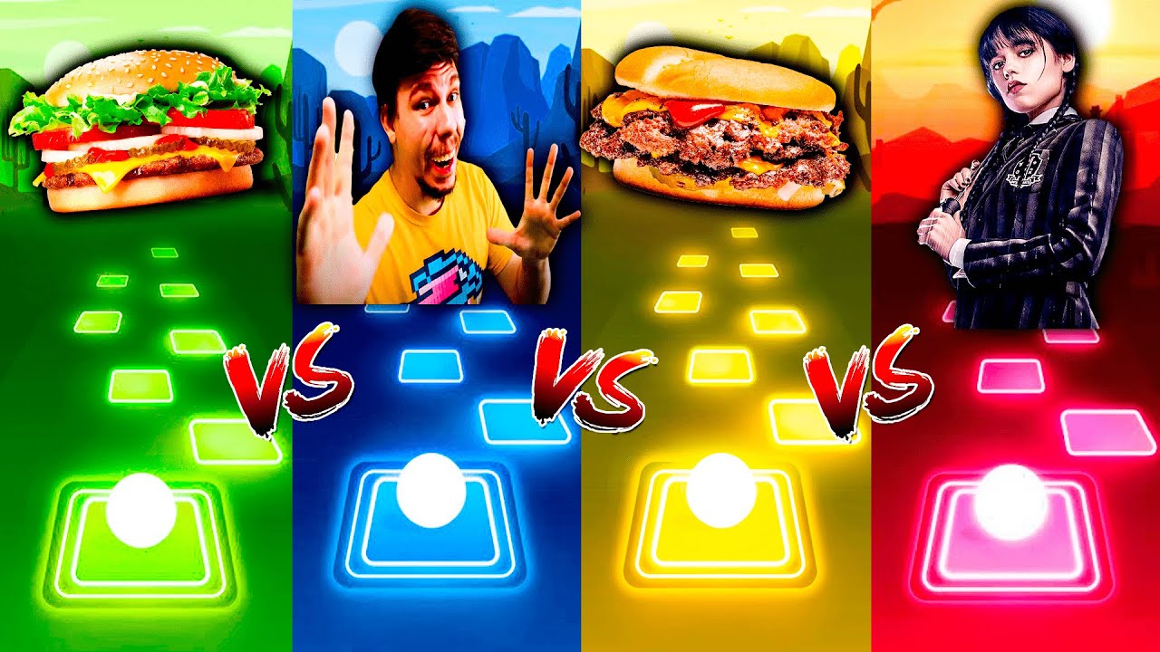 Burger King Whopper vs Fake MrBeast vs Mr Beast Burger vs Wednesday ...