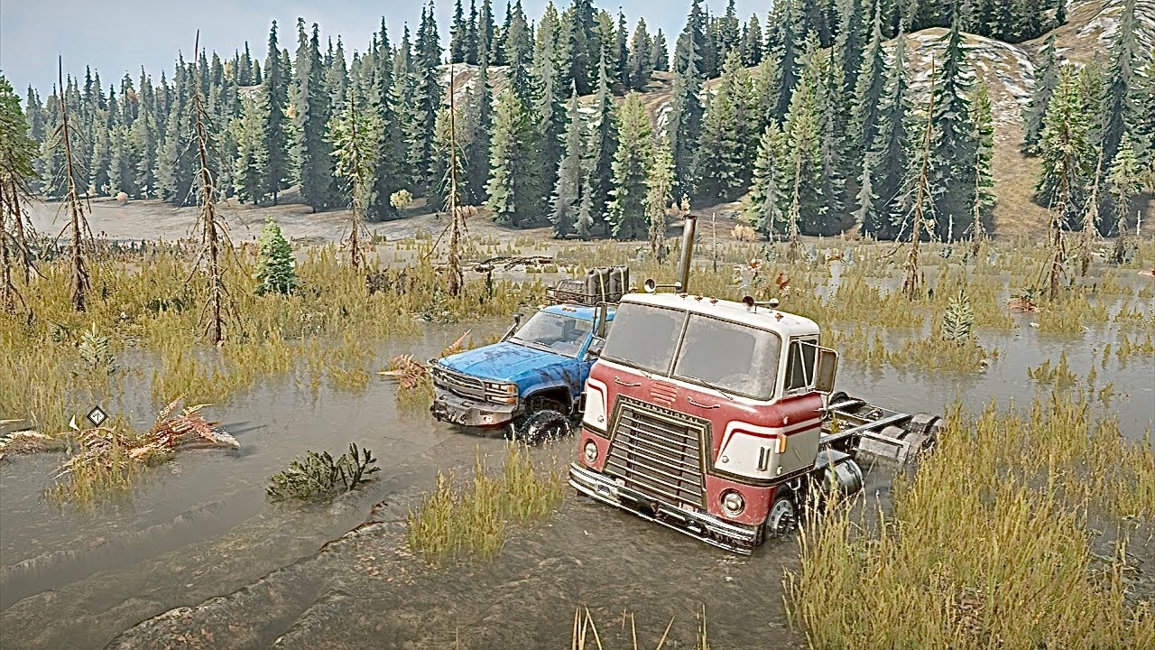 SnowRunner how to find hidden International Transtar 4070A truck ...