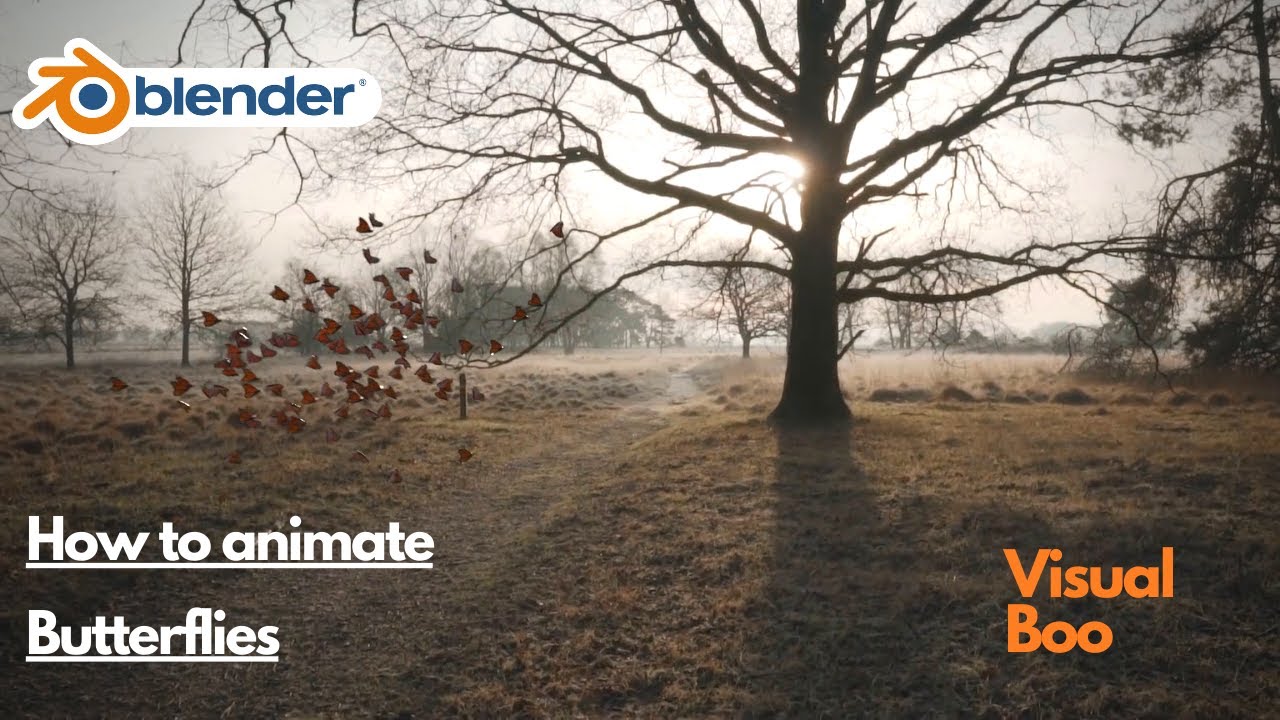 How to model and animate butterfly in blender 2.9 || Blender tutorial ...