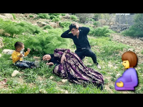 Afshin's nomadic life, Afshin's shock from Leila's pregnancy in the mountains