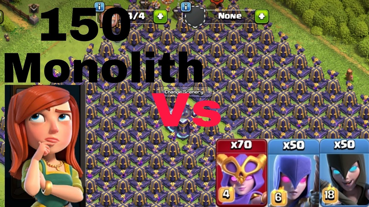 155 monolith vs 70 super witch, 50 witch & 50 night witch th15 funny ...