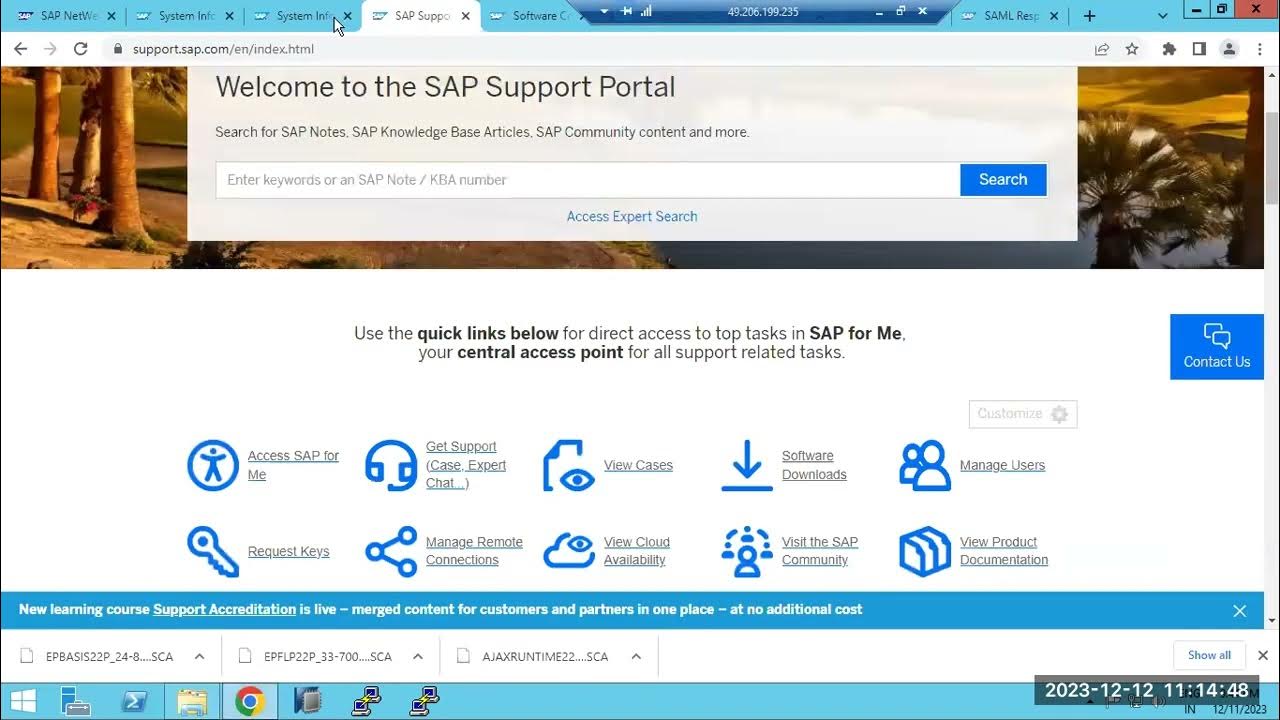 SAP NetWeaver Java - Patching Using SUM tool (Session 1) - YouTube