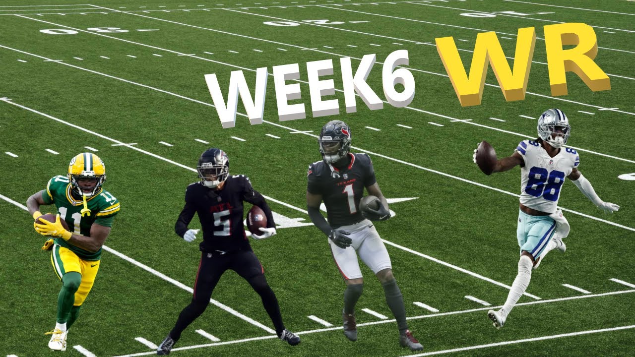 Fantasy Football WR Week 6 - YouTube