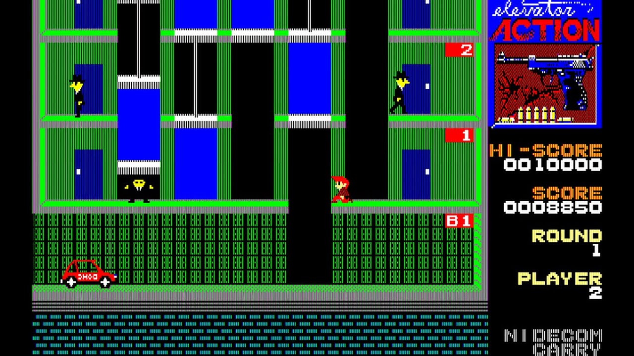 Sharp X1 Game: Elevator Action (1986) - YouTube