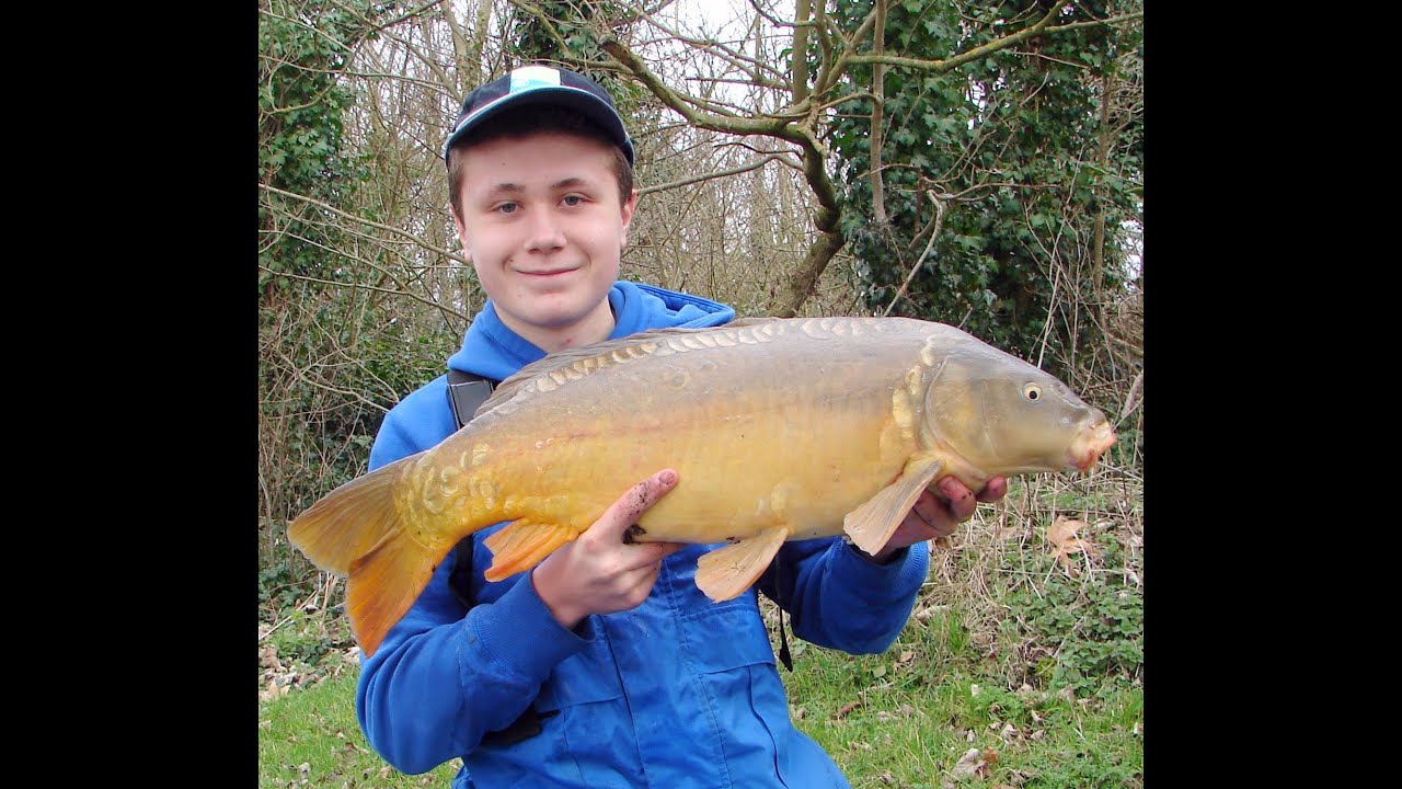 Catching big winter carp on the method feeder - YouTube