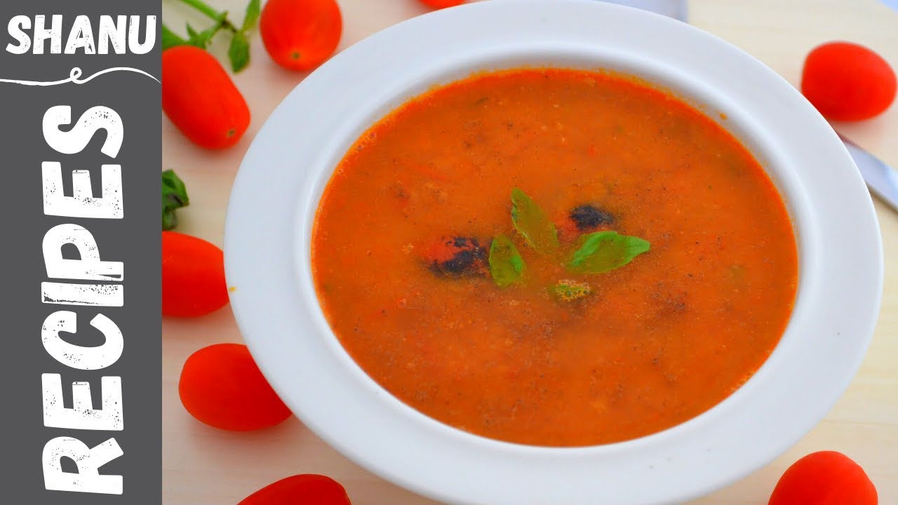 Tomato and Bean soup | Easy Tomato soup | Tomato with cannellini beans ...