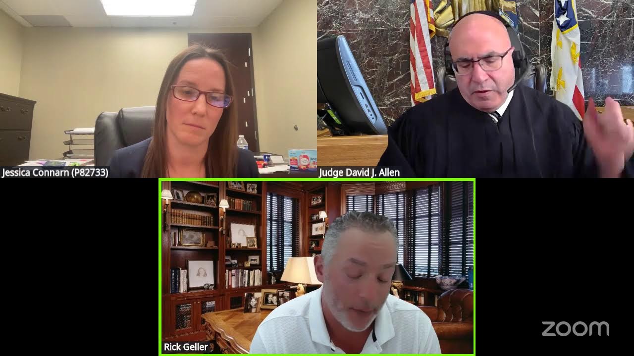 Judge David J. Allen's Personal Meeting Room - YouTube