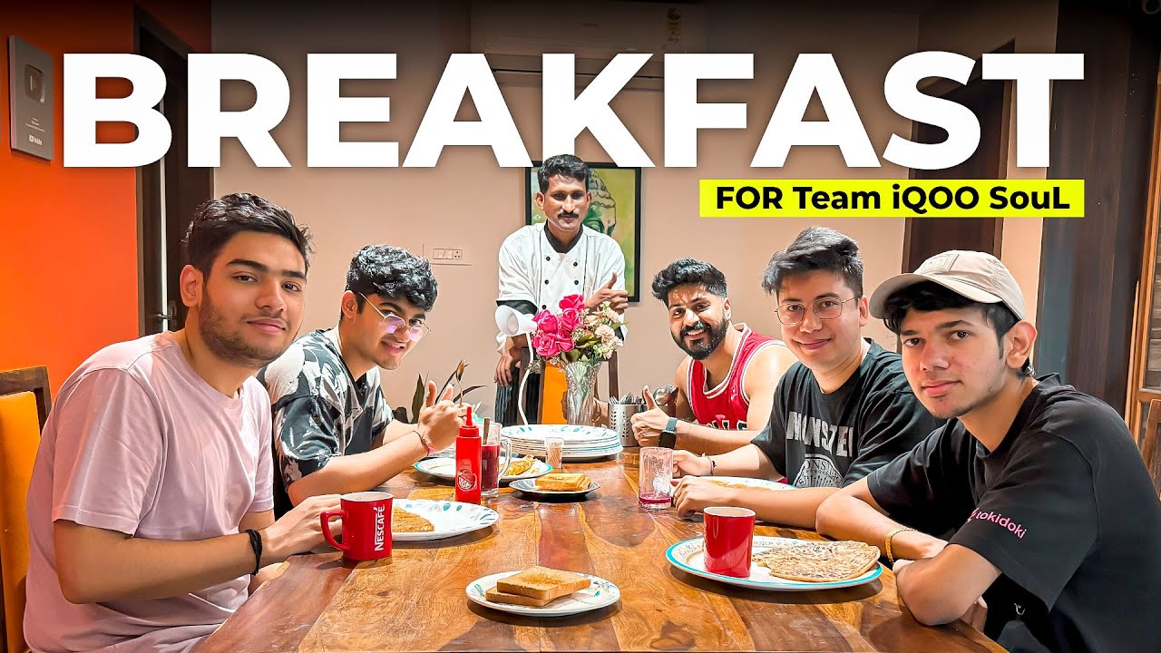 Breakfast For Team iQOOSOUL | Prepared By Chef Harish Ji - YouTube